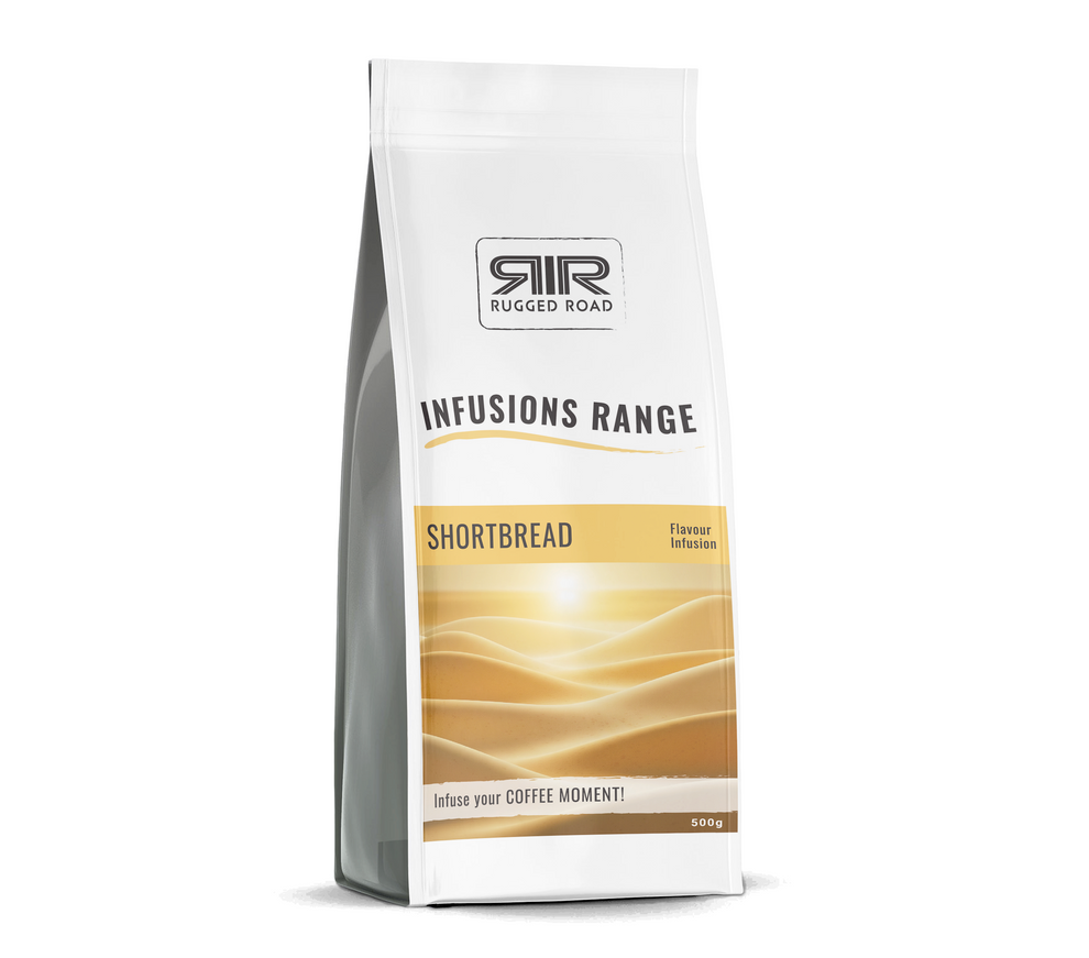 Shortbread Coffee Beans - Subtle Buttery Infusion | Rugged Road Coffee
